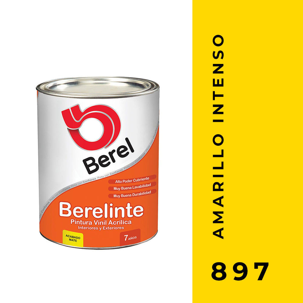 BERELINTE 897 AMARILLO INTENSO LITRO – Distribuidora Luz