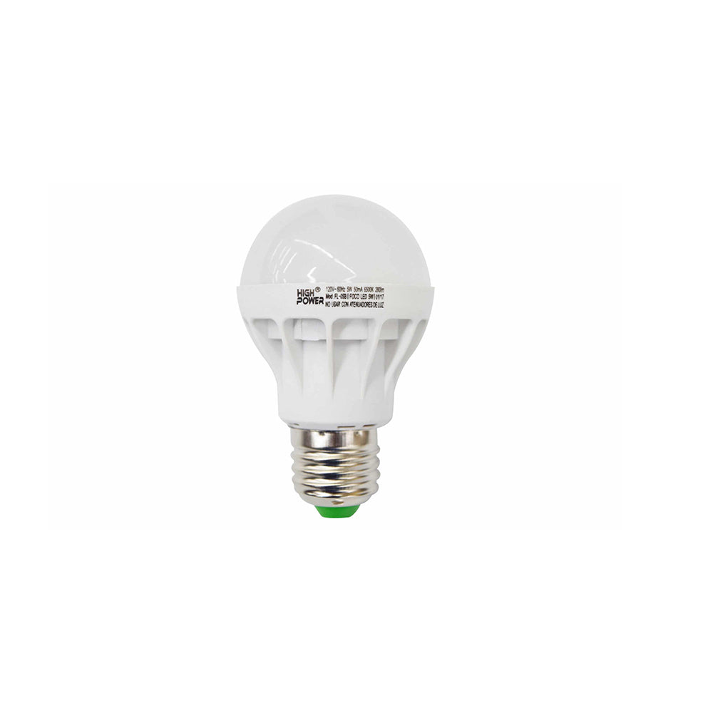 FOCO LED BOMBILLA 5w *LEDPOWER* – Distribuidora Luz
