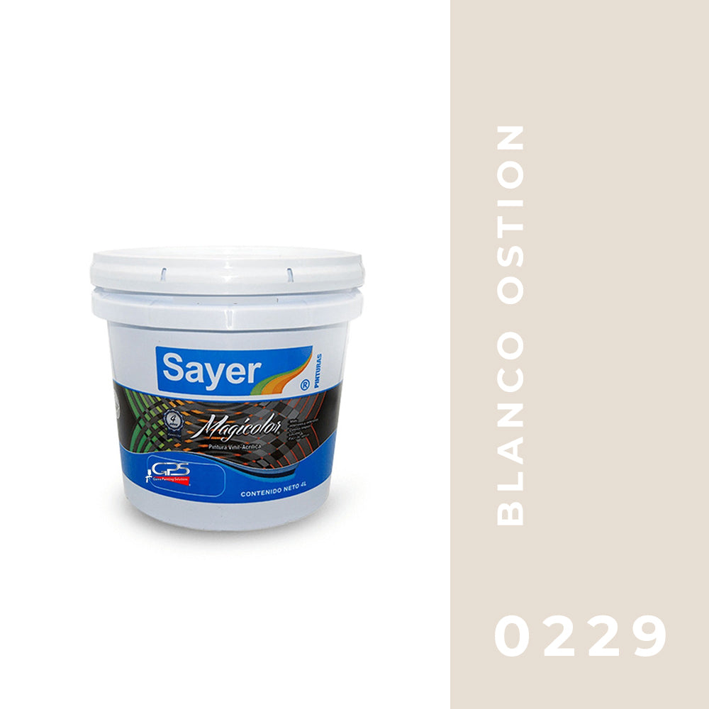 PINTURA BLANCO OSTION MAGICOLOR *SAYER* – Distribuidora Luz