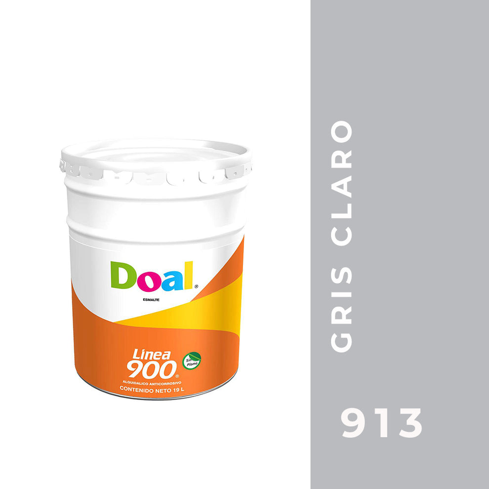 ESMALTE 913 GRIS CLARO *DOAL* CUBETA – Distribuidora Luz