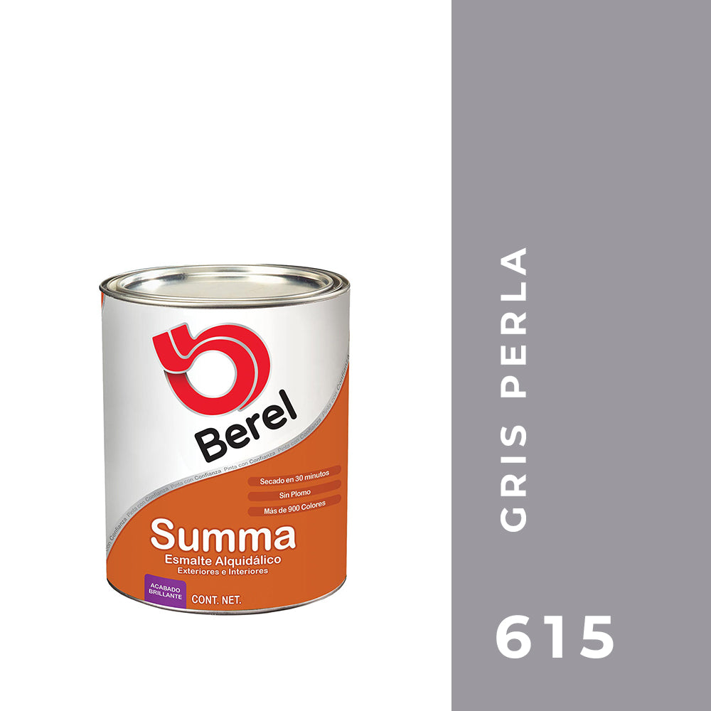 ESMALTE SUMMA 615 GRIS PERLA GALON – Distribuidora Luz