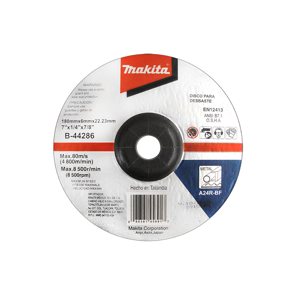 DISCO DE DESBASTE 7" *MAKITA* EN12413 – Distribuidora Luz