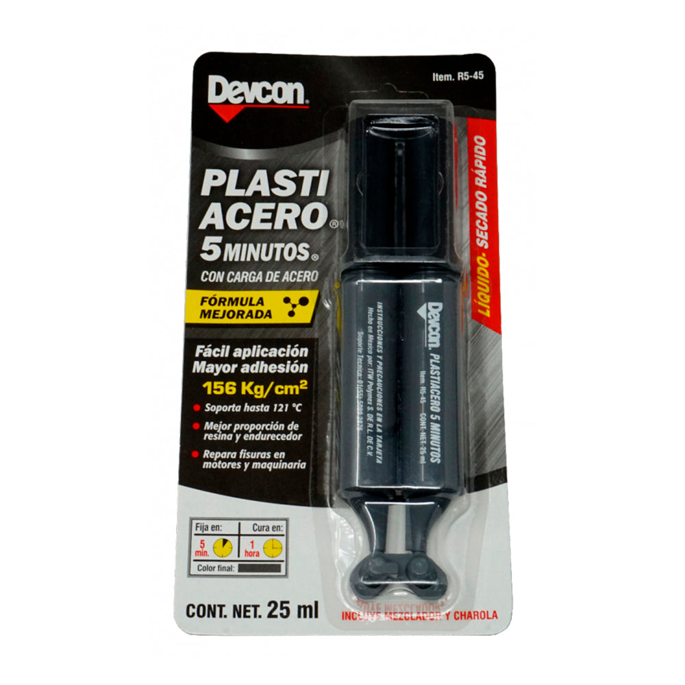 PLASTIACERO LIQUIDO RAPIDO R5-45 – Distribuidora Luz